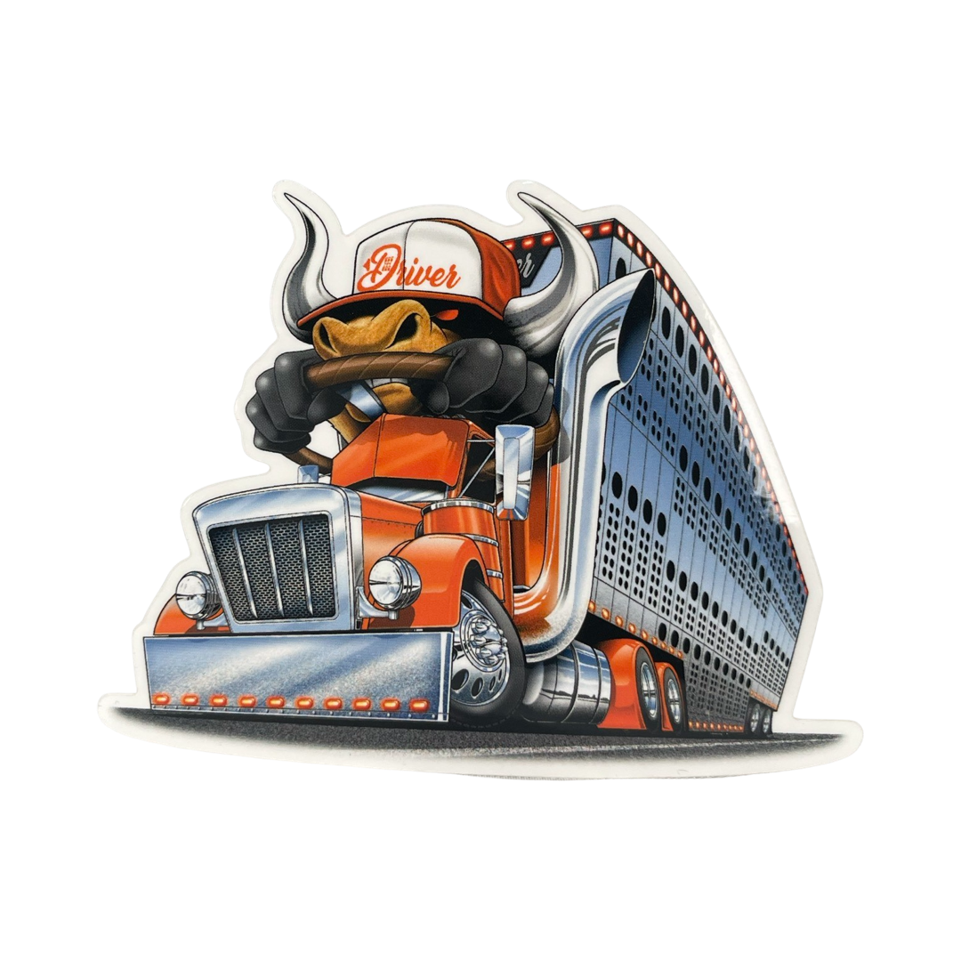 Bull Hauler 4" Vinyl Sticker – The Driver Life
